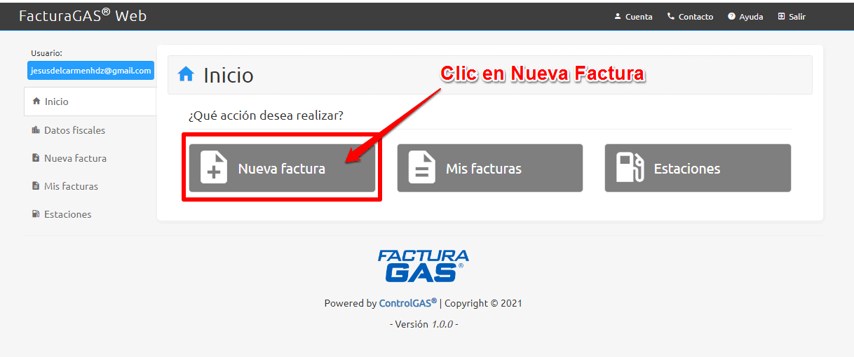 FacturaGas Facturación. Como Facturar online Gasolineras