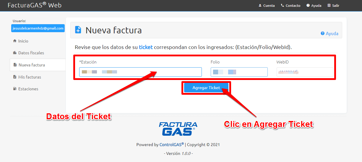 FacturaGas Facturación. Como Facturar online Gasolineras