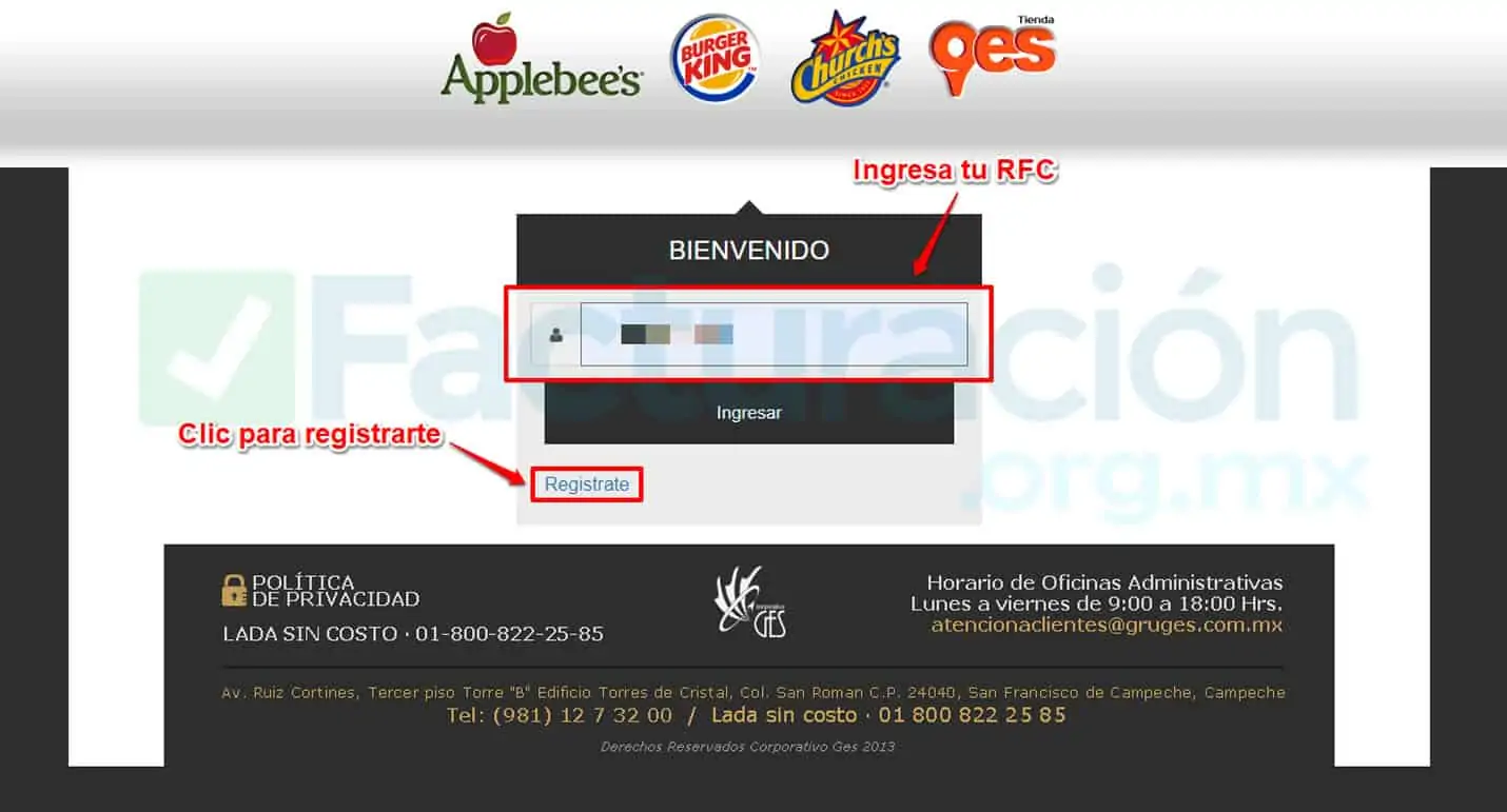 Tiendas GES Facturación Electrónica