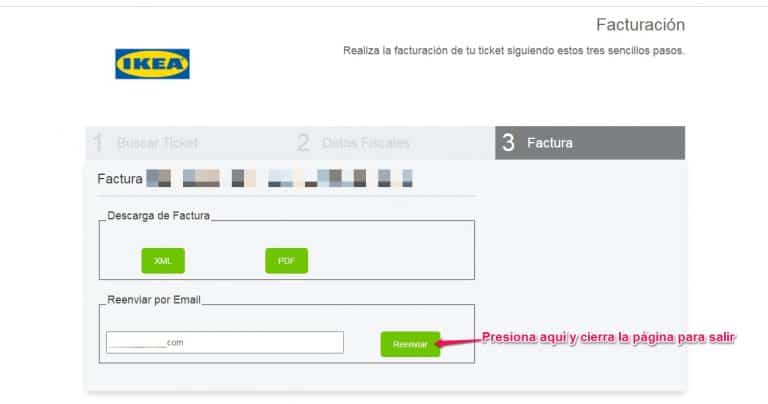 IKEA Facturación Electrónica - Como facturar online