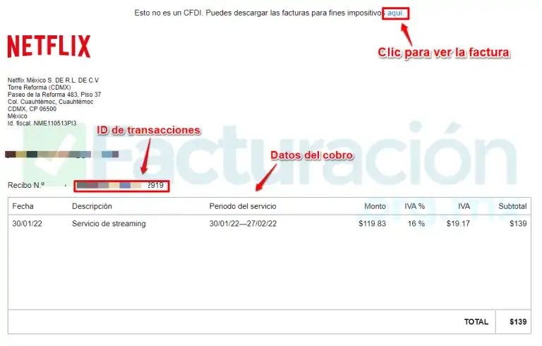 Netflix Facturación. Como Descargar Tu Factura