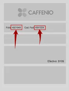 Caffenio Facturación -Factura tu Ticket en Línea