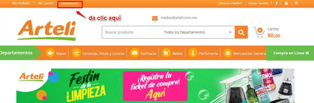 Arteli Facturación. Cómo se factura paso a paso 2024