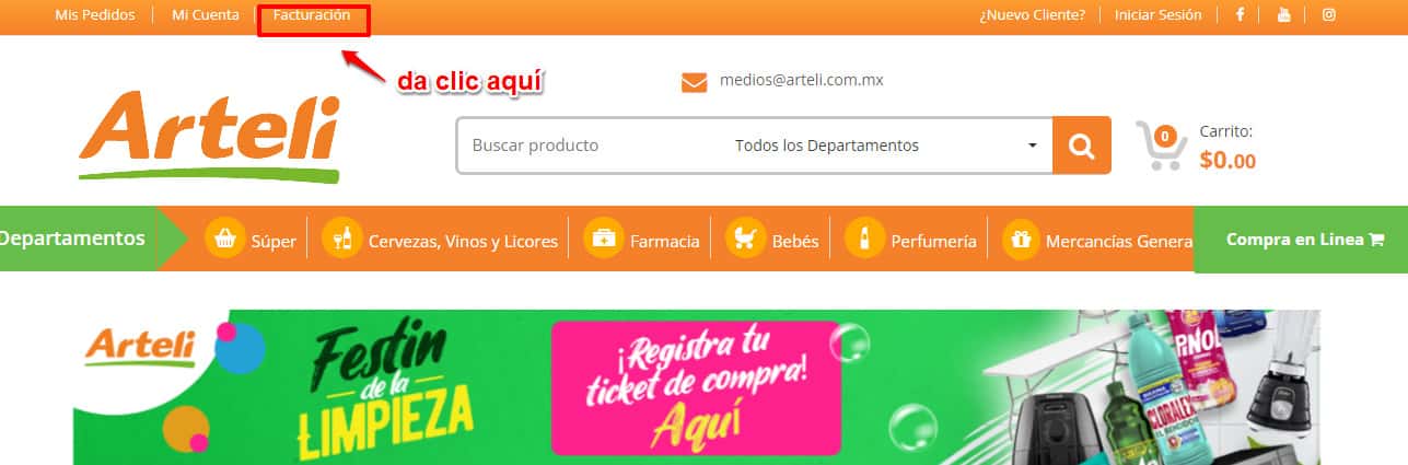 Arteli Facturación. Cómo se factura paso a paso 2024