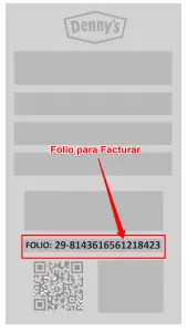 Denny's Facturación. Obtén tu FACTURA en Línea rapidamente