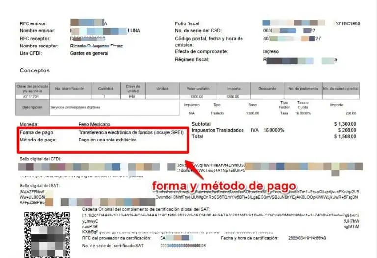 ¿Cuales son las Partes de una Factura?