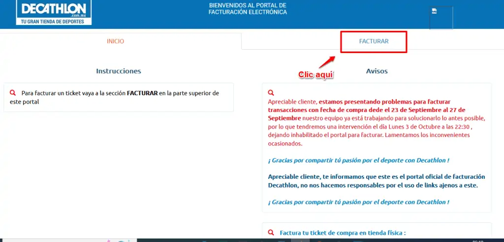 Decathlon Facturación. Cómo facturar tus tickets en línea