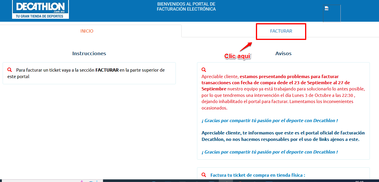 Decathlon Facturación. Cómo facturar tus tickets en línea