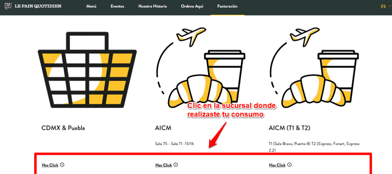 Le Pain Quotidien Facturación- Cómo facturar tus tickets
