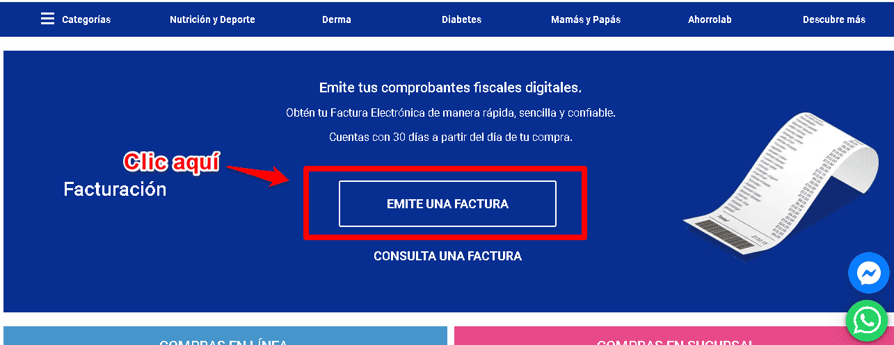 Farmacias del Ahorro Facturación -Como facturar en Línea